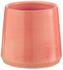 OnaDnes -20% Růžový keramický květináč J-line Asol 18 cm
