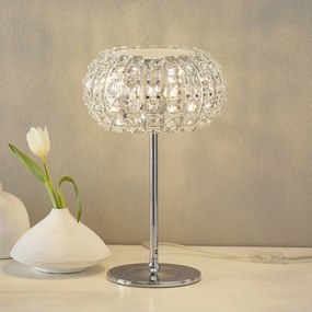 Stolní lampa DIAMOND s křišťály 24 cm