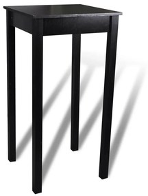 Barový stůl MDF černý 55 x 55 x 107 cm 240379