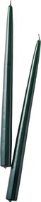 TWIN FLAME Sada svíček 2 ks 31 cm - tm. zelená