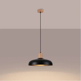 Závěsné svítidlo SOLLUX INDY černé E27 1x15W bez žárovky SL.1324