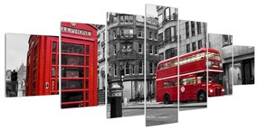 Obraz londýnské telefonní budky (210x100 cm)