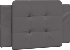 Rám postele s LED bez matrace Zadar šedý 80 x 200 cm 3214071