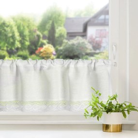 KRÁTKÁ ZÁCLONA NA PÁSCE VINCE 100X40 CM BÍLÁ
