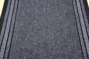 Spoltex, Protiskluzový běhoun na míru Rekord 802 šedá, šíře 100 cm, šedá, chodba / předsíň