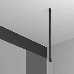Deante Prizma, stropní vzpěra pro sprchové zástěny 62cm, černá matná, DEA-KTJ_N60S