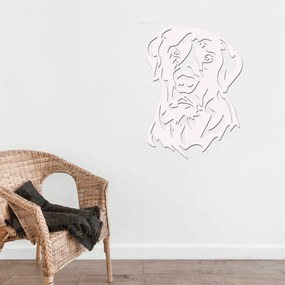 dřevo života Dřevěná dekorace psa Labrador Rozměry (cm): 30x40, Barevný vzor: Černá