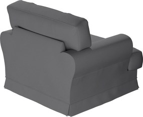 Potah na křeslo IKEA Ekeskog barva šedá látka pletený vzor