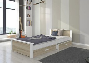 Postel s matrací ALDEX 200x90 – sonoma