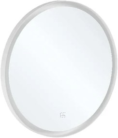 Villeroy & Boch Subway 3.0 - Zrcadlo v rámu s LED osvětlením, průměr 71 cm, dotykový senzor A4647100