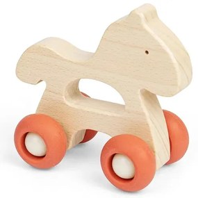 Bigjigs Toys Zvířátko na kolečkách Kůň