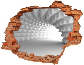 Wallmuralia Samolepící díra zeď 3D Abstrakce tunel 90x70 cm