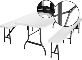 Deuba Pivní set 183 cm - bílý