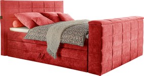 XXXLutz POSTEL BOXSPRING, 180/200 cm, červená Carryhome - Postele s úložným prostorem - 002220044508