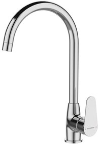 Kuchinox Fresno, vysoká dřezová baterie s ramenem ve tvaru-U, chromová, LAV-BQF_068D
