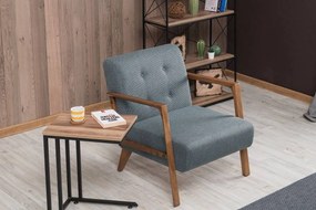 Designové křeslo Tamarix modro-hnědé