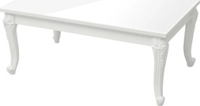 vidaXL Konferenční stolek lesklý bílý 100x50x42 cm kompozitní dřevo [358560]