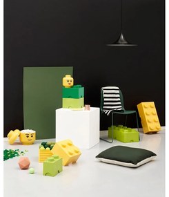 Bílý úložný kulatý box LEGO®, ⌀ 12,5 cm