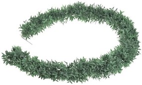 Umělá girlanda ruscus 150 cm - šedozelená