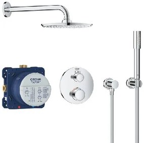 Grohe Grohtherm - Sprchový set Rainshower Cosmopolitan 210 s termostatem pod omítku, chrom 34732000