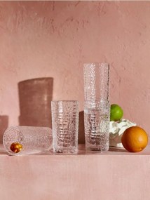 Sinsay - Sklenice s reliéfním vzorem 4 pack - clear