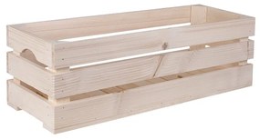 ČistéDřevo Dřevěná bedýnka 60 x 22 x 20 cm