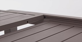 BIZZOTTO Rozkládací zahradní stůl HILDE 160x90 cm hnědý 0662981