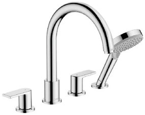 Hansgrohe Vernis Shape - Baterie na okraj vany, 4-otvorová instalace, chrom 71459000