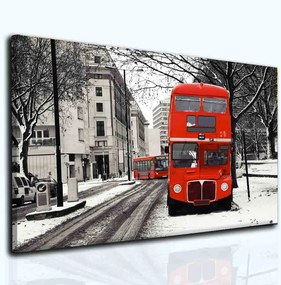 Malvis ® Obraz Double Decker Velikost: 30x20 cm