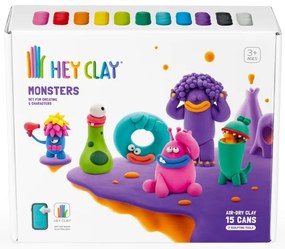 HEY CLAY Kreativní sada - Příšery