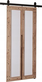 Skládací posuvné dveře QUDIO M2 dub Craft zlatý + bílý 70