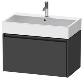 Duravit Ketho.2 - Umyvadlová skříňka 44x78x46 cm, 1 zásuvka, grafit mat K25077049490000
