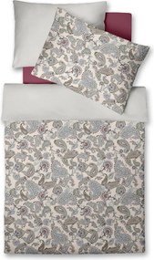XXXLutz POVLEČENÍ, makosatén, krémová, bordeaux, pastelově modrá, 140/200 cm Fleuresse - Povlečení - 003273009902