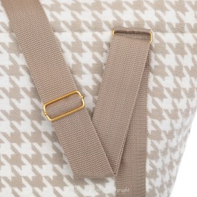 Muffin&Berry Cestovní taška pro psy Tweed Aurelia béžová Velikost: S