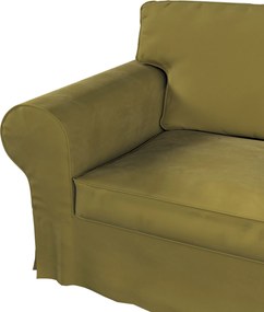 Potah na pohovku IKEA Ektorp 2-místná s lenoškou barva zelená látka lesklé, sametová