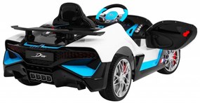 HračkyZaDobréKačky Elektrické auto Bugatti Divo bílé