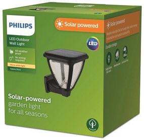 Solární nástěnné svítidlo Philips LED Vapora