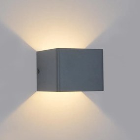 Brilagi - LED Venkovní nástěnné svítidlo DONNANI LED/5W/230V 10 cm antracit IP44