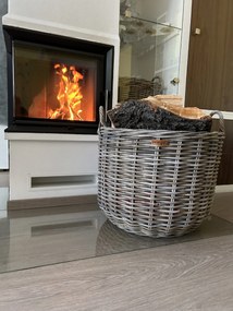Vingo Ratanový koš, kulatý Rozměry (cm): průměr 45, v. 40