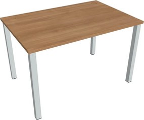 Kancelářský pracovní stůl Hobis US 1200, deskaakát, bílá RAL 9016