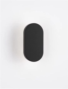 NV 9002866 Venkovní nástěnné svítidlo OFIR černý hliník a akryl LED 10.3W 3000K 220-240V 92st. IP54 - NOVA LUCE