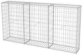 Gabionový koš pozinkovaná ocel 200 x 30 x 100 cm 142548