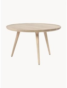 Kulatý konferenční stolek z dubového dřeva Accent, ručně vyrobený