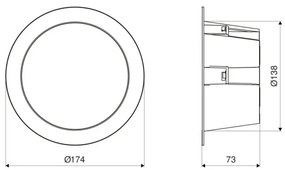 Steinel 084998 - LED Pod. svít. se senzorem LED/10,8W/230V 3000/4000/5700K