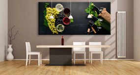 Obraz výběr vína Velikost (šířka x výška): 90x40 cm