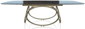 BONTEMPI - Stůl LOUIS - zaoblený 200-300x116-120 cm