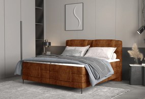 Boxspring postel Wave NEW 140 × 200 + elektrické polohování