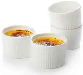 Maxwell and Williams Ramekin - zapékací miska 10 cm set 4 ks - WHITE BASICS