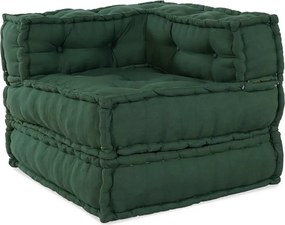 Modulová pohovka Textil Zelená 210 x 70 x 56 cm 3315077