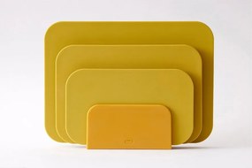 Plastová prkénka v sadě 3 ks se stojánkem 35,5 x 26,5 cm Choptima – Rosti